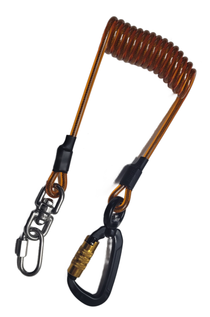 ARESTA Coil Tether Dual-Action - 8kg - Aresta Safety